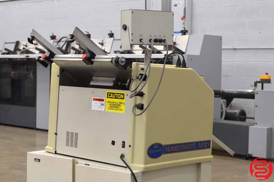 Lot #12: Count Numbermatic M121 Programmable Perf Slit Score Numbering Machine with Three ...